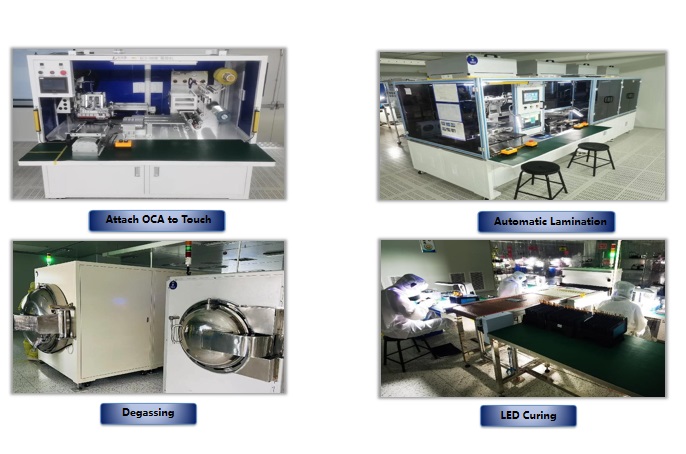 LCD AND TOUCH LAMINATION